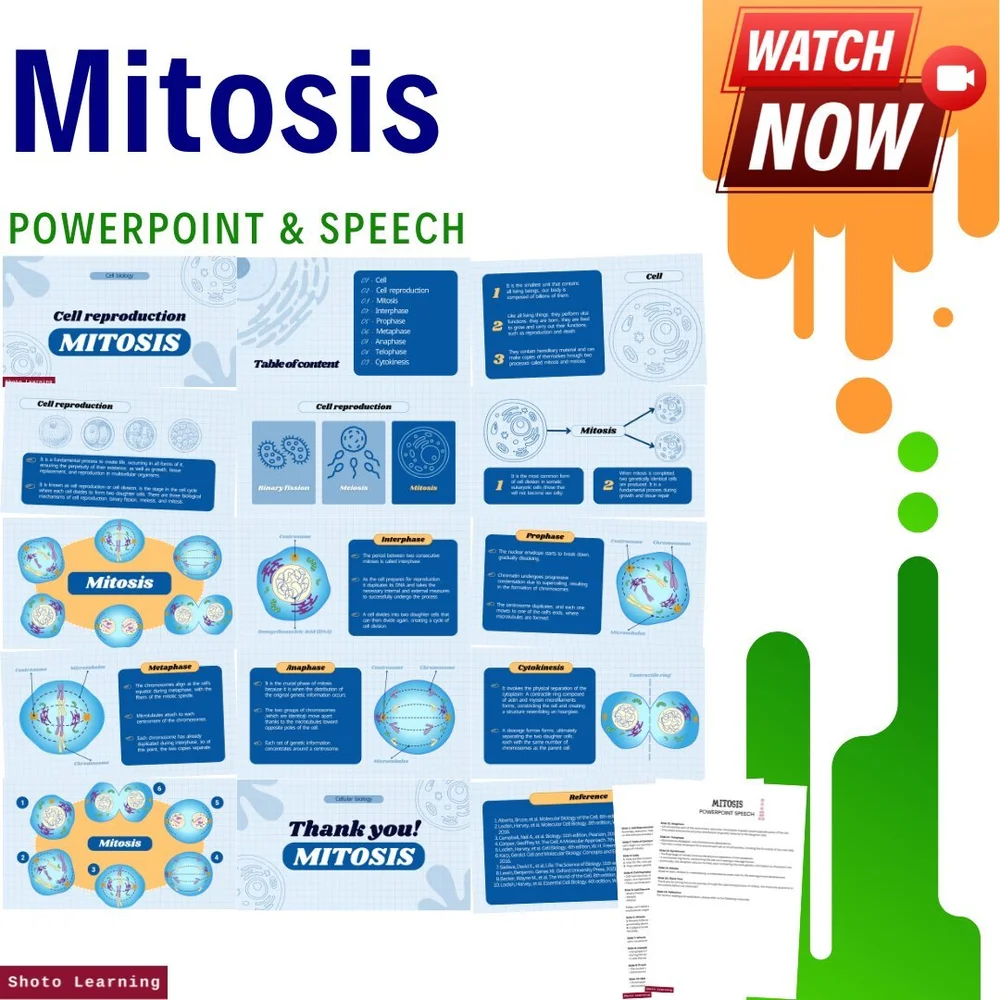 Mastering Mitosis: Interactive Fill-in-the-Blank Worksheet