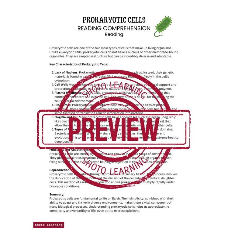 Prokaryotic Cell Q&A Mastery: 20 Questions & Answers