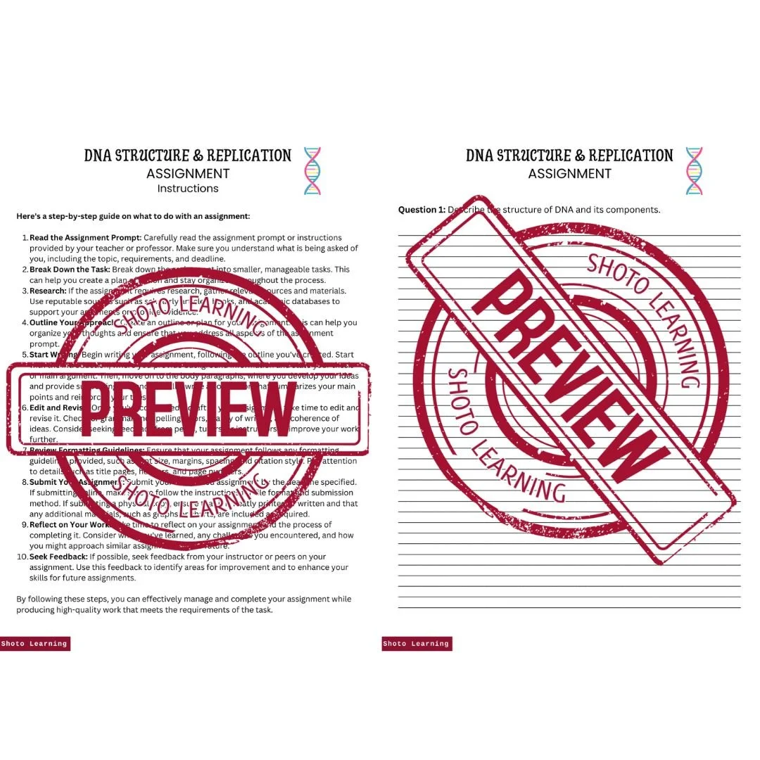 DNA Structure Worksheet: Engaging Exercises with Answers