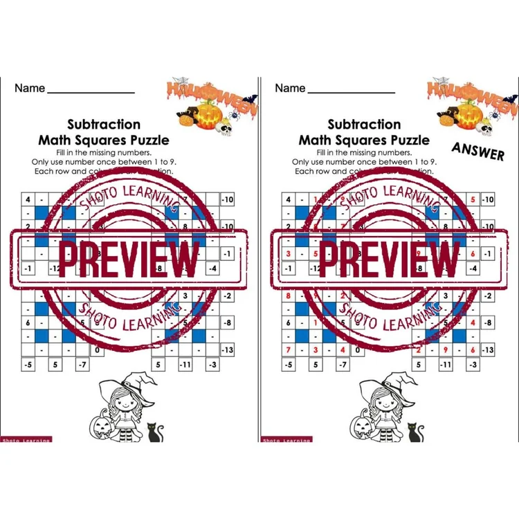 Halloween Addition Puzzle: Fun Math Worksheet