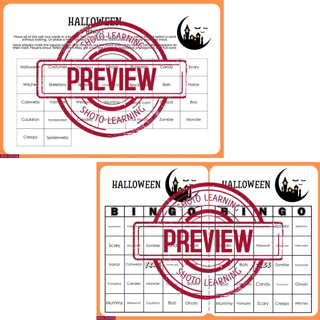 Spooky Halloween Activities Bundle for Kids | Shoto Learning