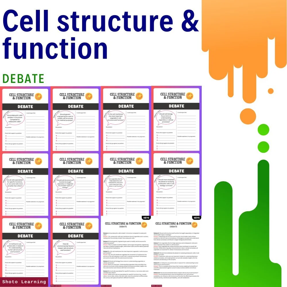 Cell Structure & Function Mega Bundle – Explore & Learn Biology