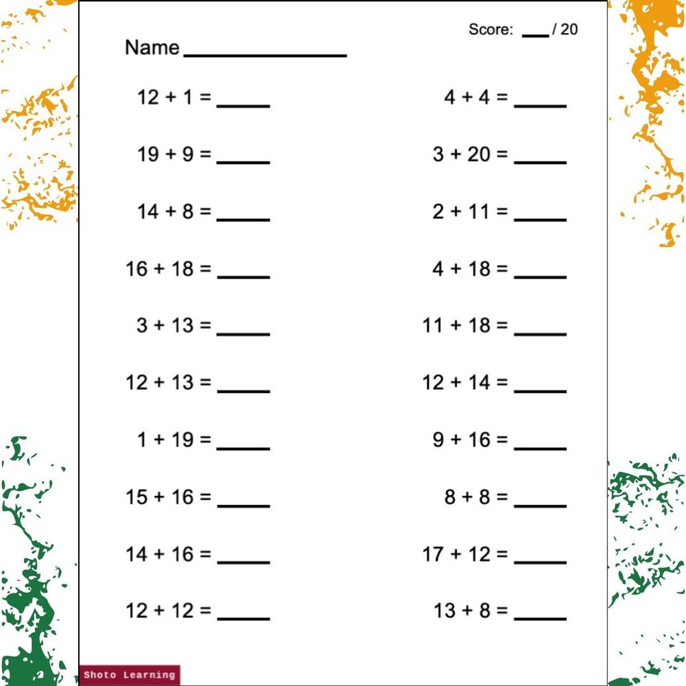 Math — K-12 English, Math & Science Worksheets - Boost Learning Now