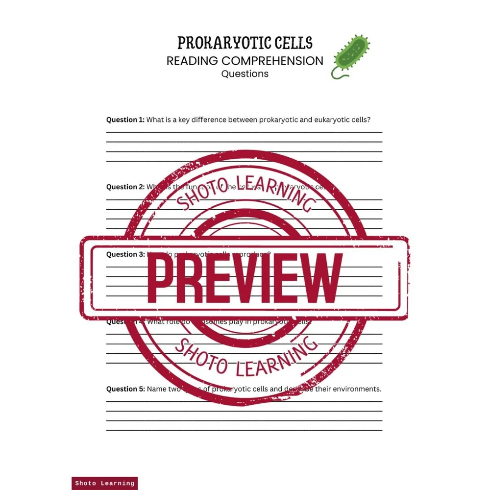 Prokaryotic Cell Q&A Mastery: 20 Questions & Answers