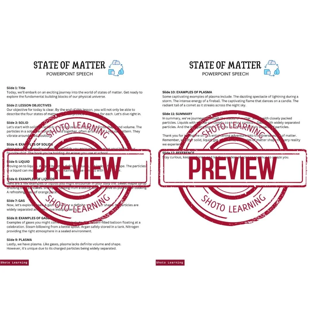 States of Matter True/False Worksheet | Science Quiz