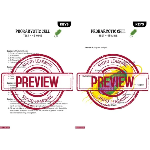 Prokaryotic Cell Q&A Mastery: 20 Questions & Answers
