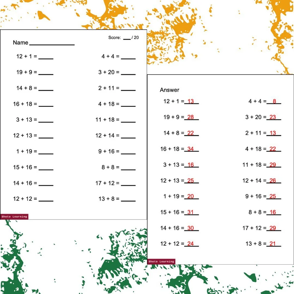 Math — K-12 English, Math & Science Worksheets - Boost Learning Now