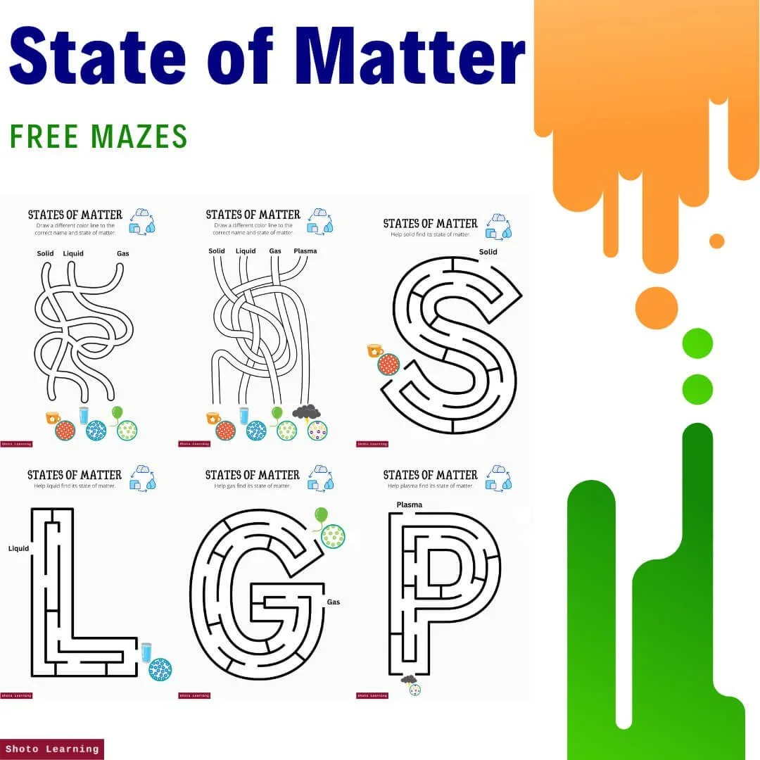 States of Matter Worksheet: Fill in the Blank Science Fun