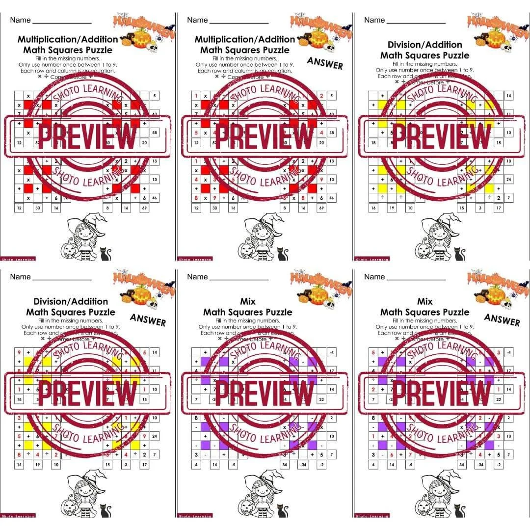 Halloween Addition Puzzle: Fun Math Worksheet