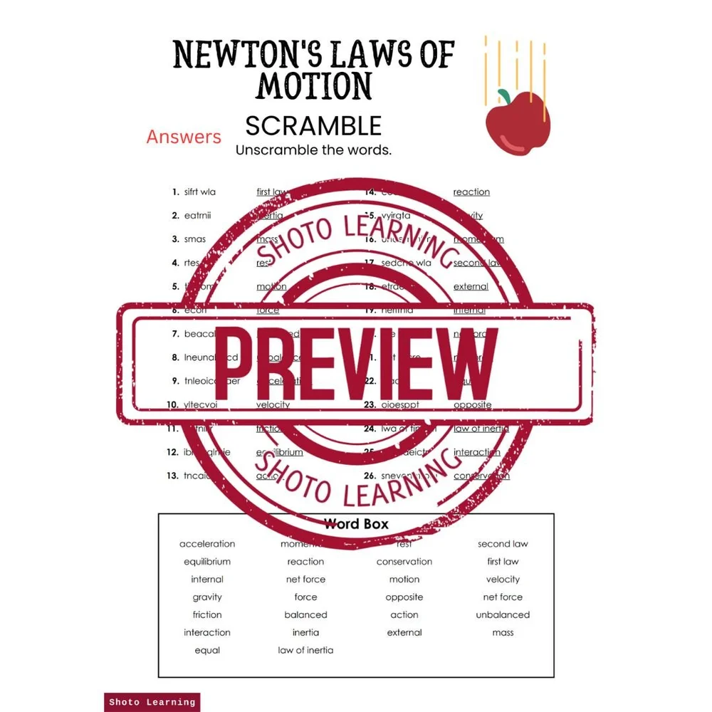 Free Newton's Laws of Motion Poster Set - Educational & Fun