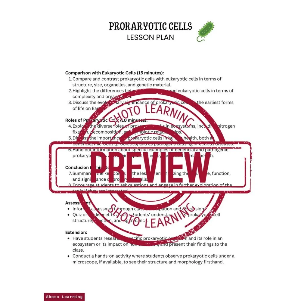 Prokaryotic Cell Q&A Mastery: 20 Questions & Answers