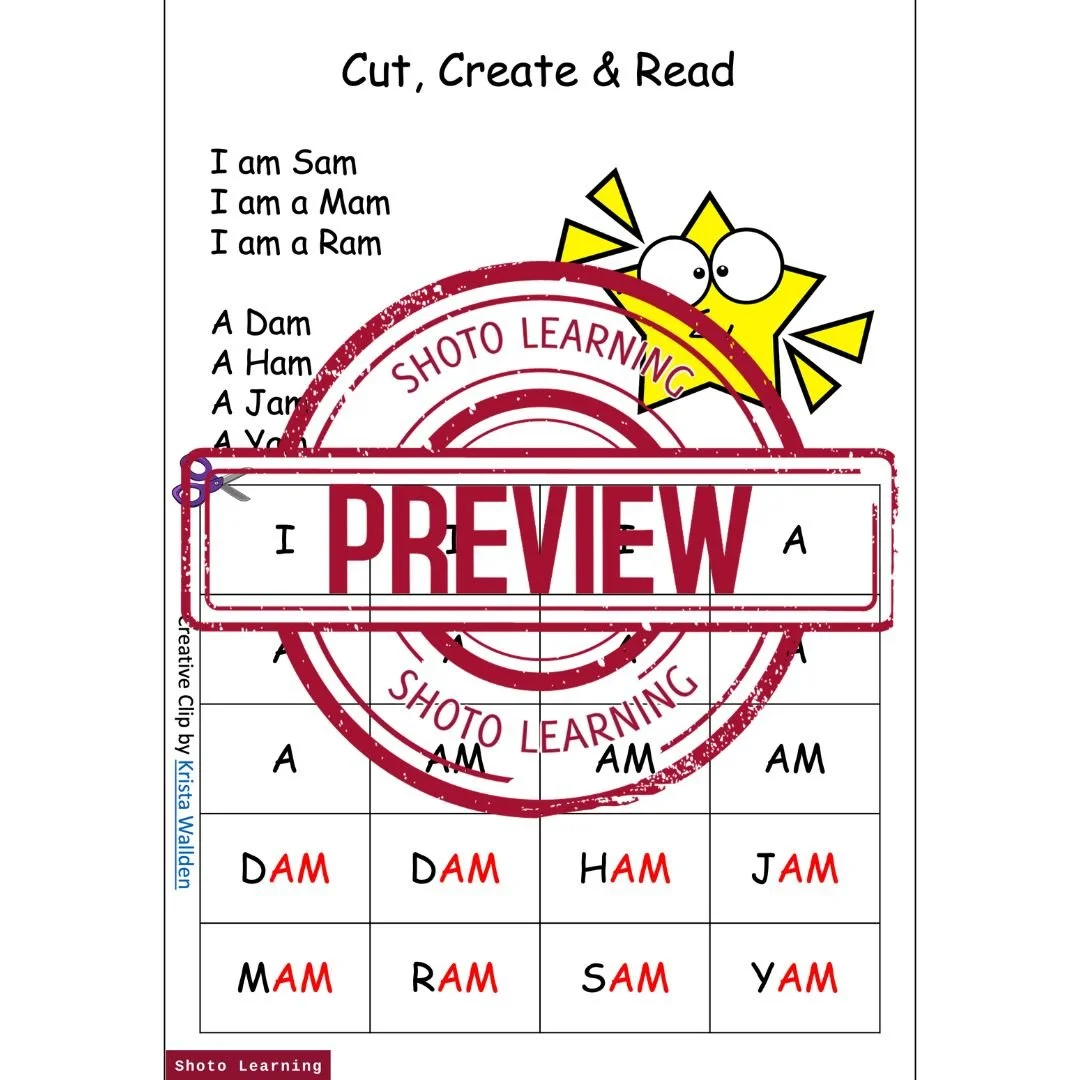 IG Word Family CVC Worksheets – Reading, Writing & Games