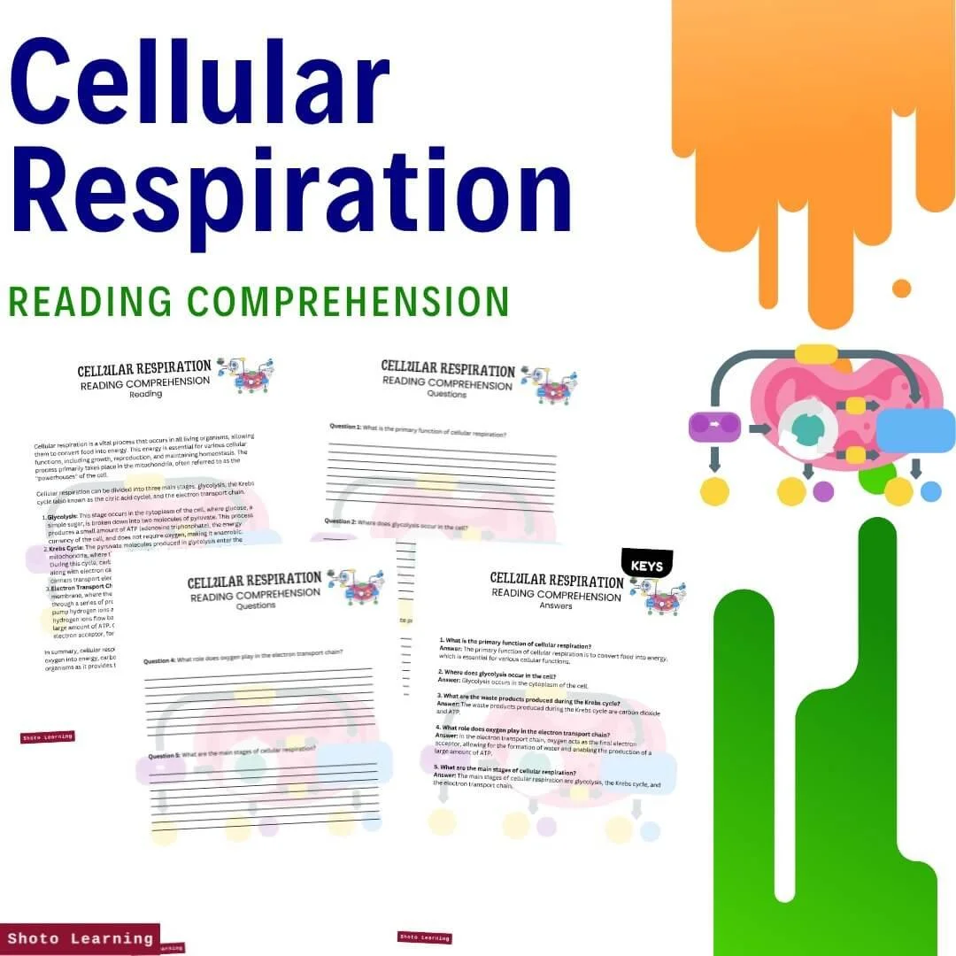 Cellular Respiration Writing Prompts & Answers – 10 Questions