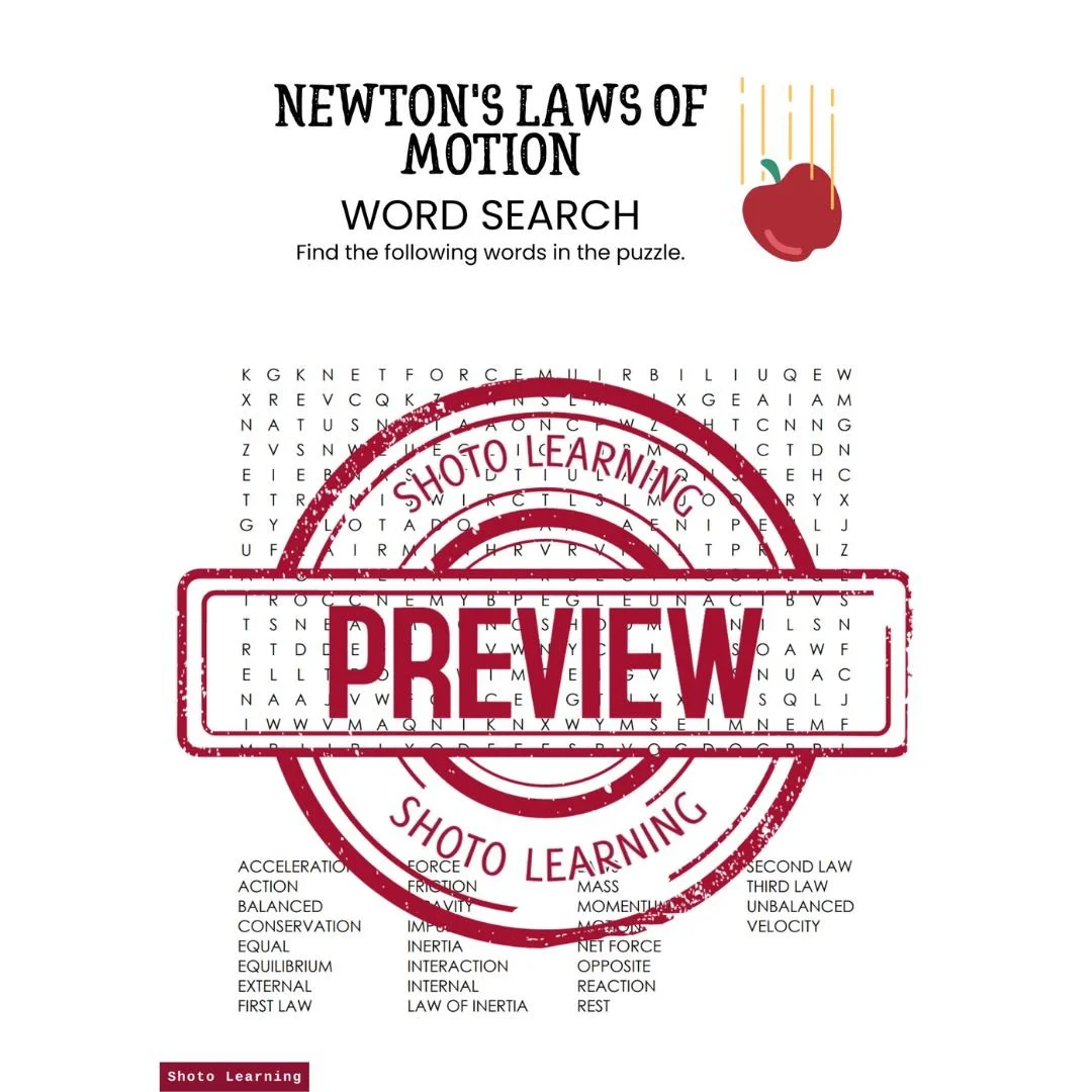 Free Newton's Laws of Motion Poster Set - Educational & Fun