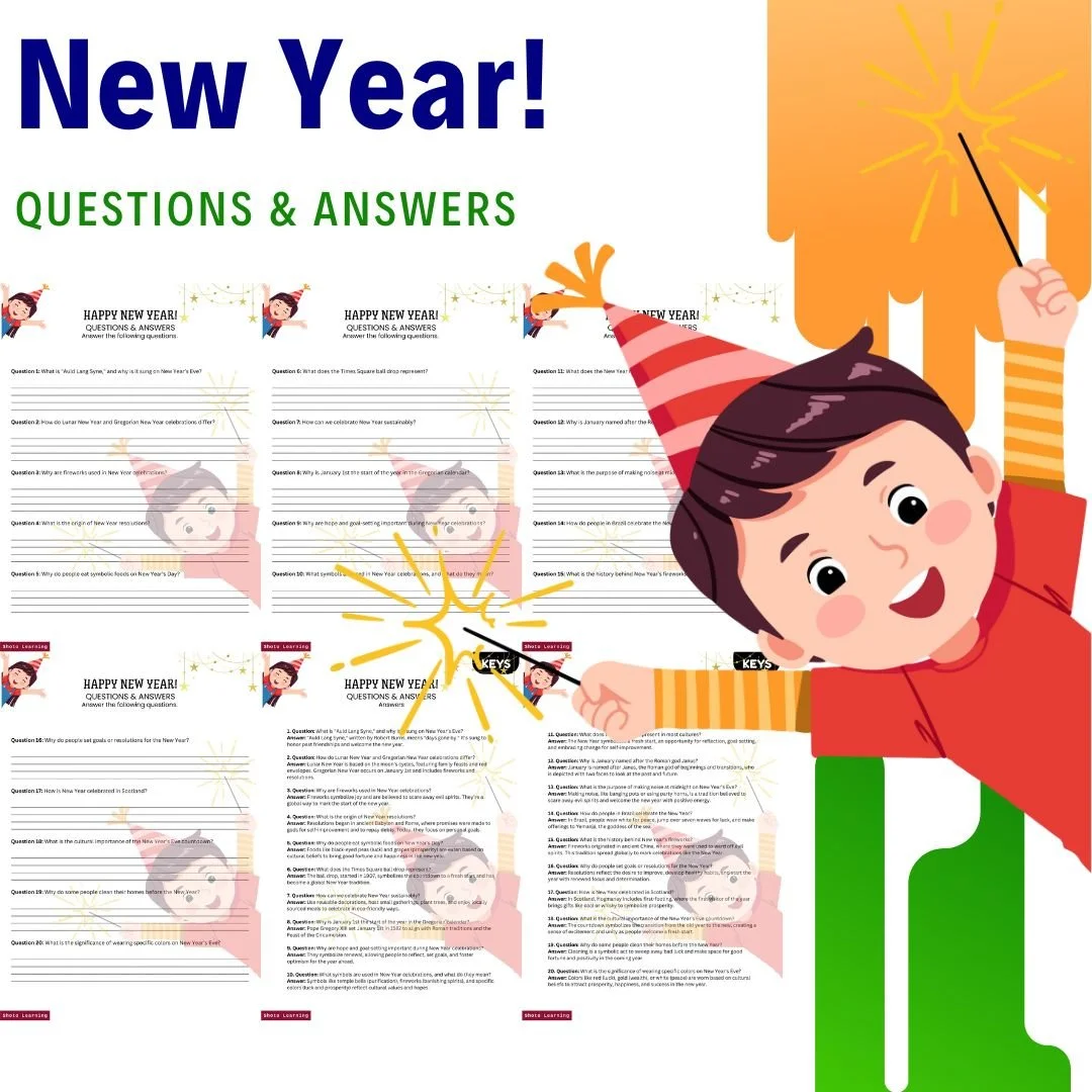 Fun New Year Missing Letter Worksheets – Perfect for Kids!