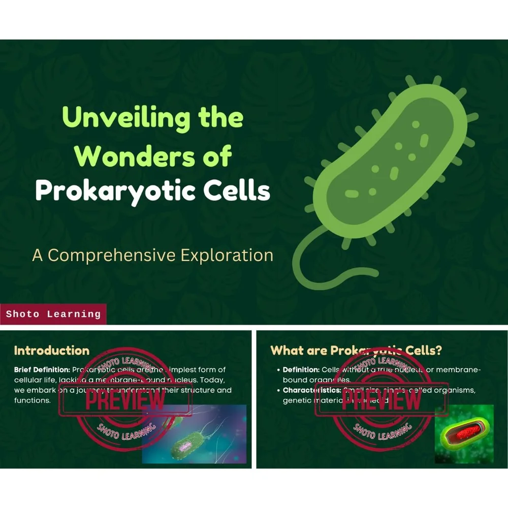 Prokaryotic Cells Cut and Paste Activity - Fun Science Worksheet