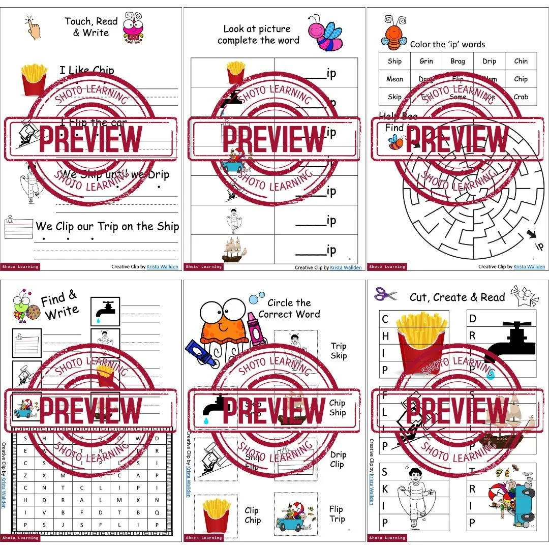 AM Word Family CVC Blend Worksheet: Reading & Writing