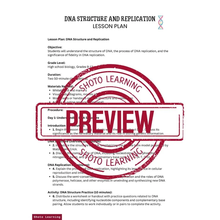 DNA Structure Worksheet: Engaging Exercises with Answers