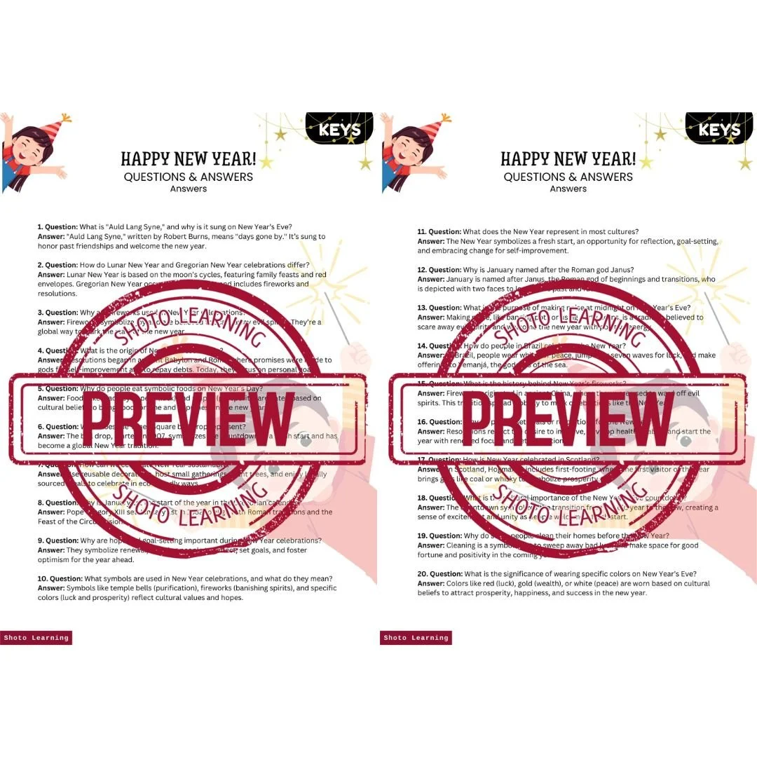 Fun New Year Missing Letter Worksheets – Perfect for Kids!