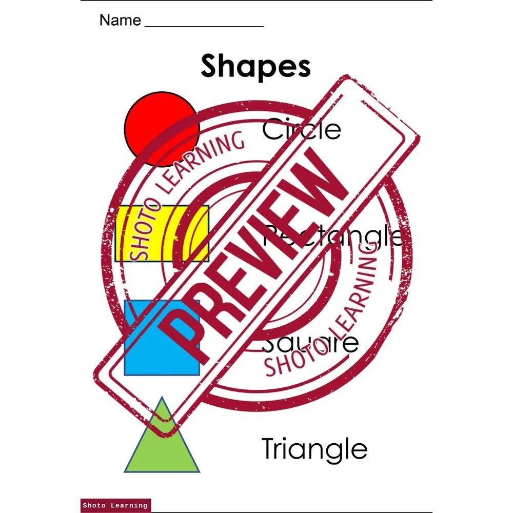 2D & 3D Shapes Bundle for Pre-K & Kindergarten Math