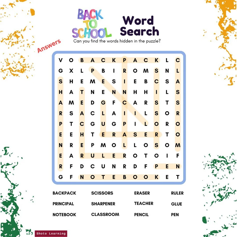 Back to School Missing Letter Worksheets | Spelling & Vocab