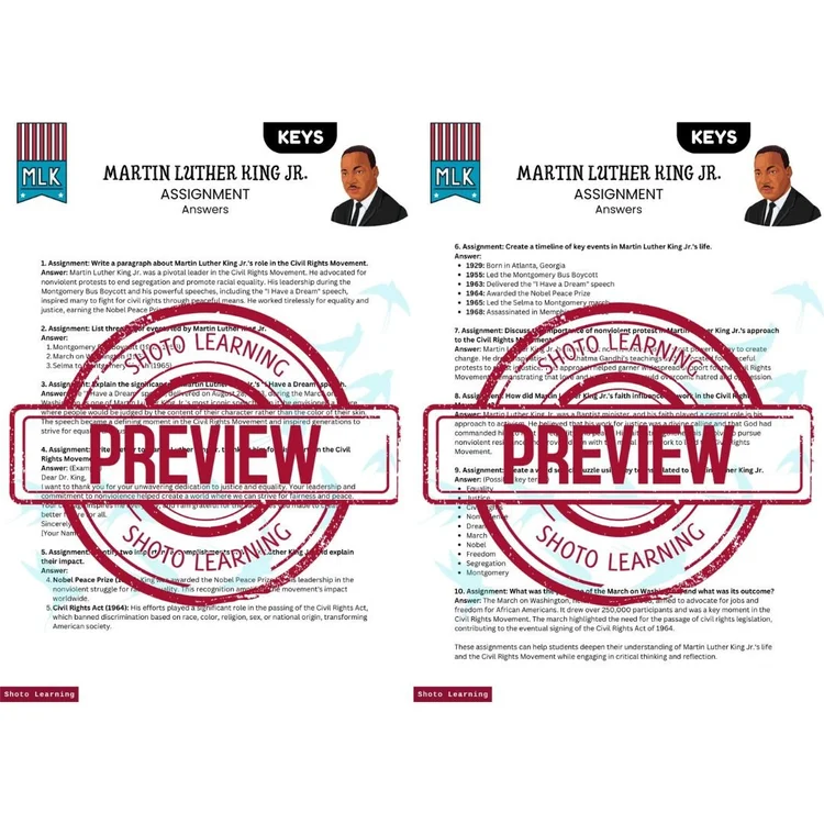 Martin Luther King Jr. 45-Minute Test – Full Assessment