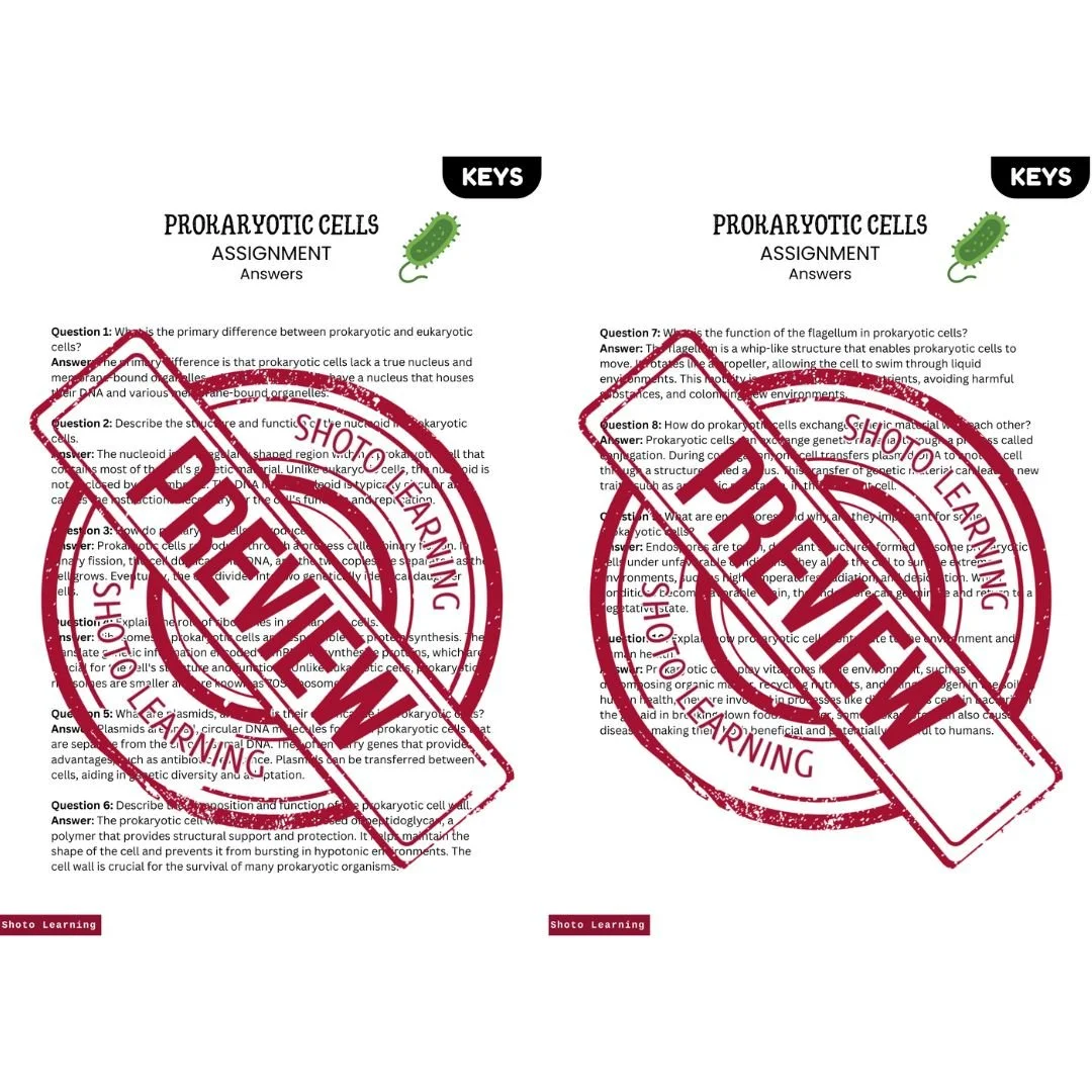 Prokaryotic Cell Q&A Mastery: 20 Questions & Answers