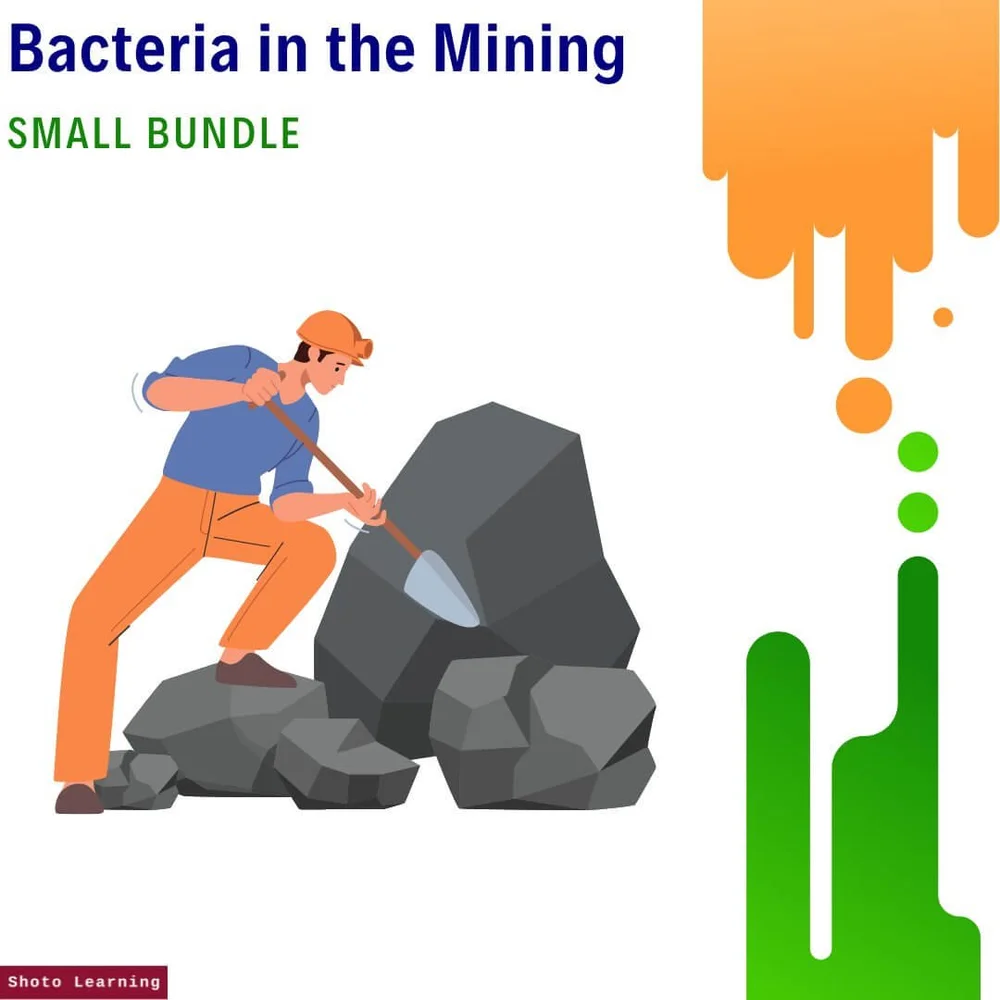 Microbial Wonders: Bacteria's Role in Mining Poster