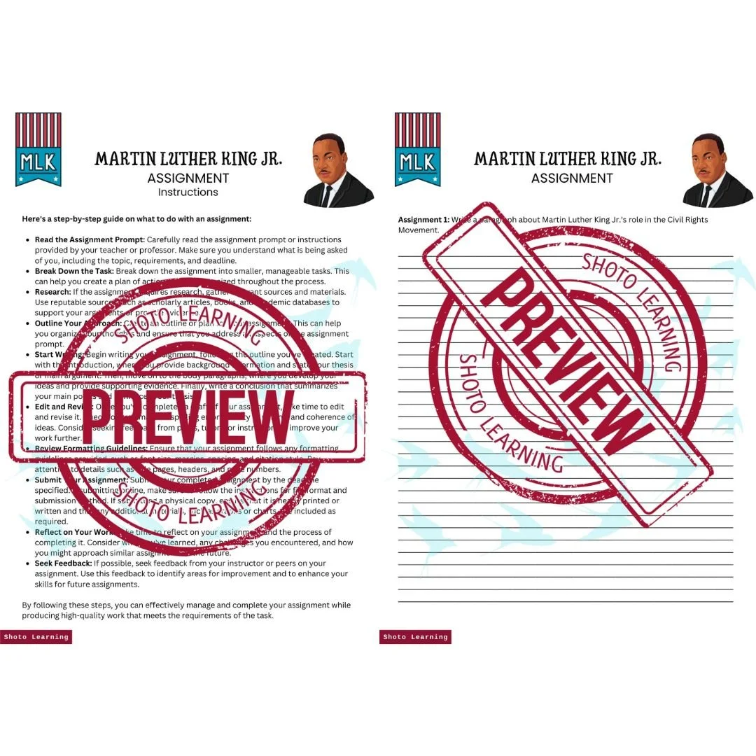Martin Luther King Jr. 45-Minute Test – Full Assessment