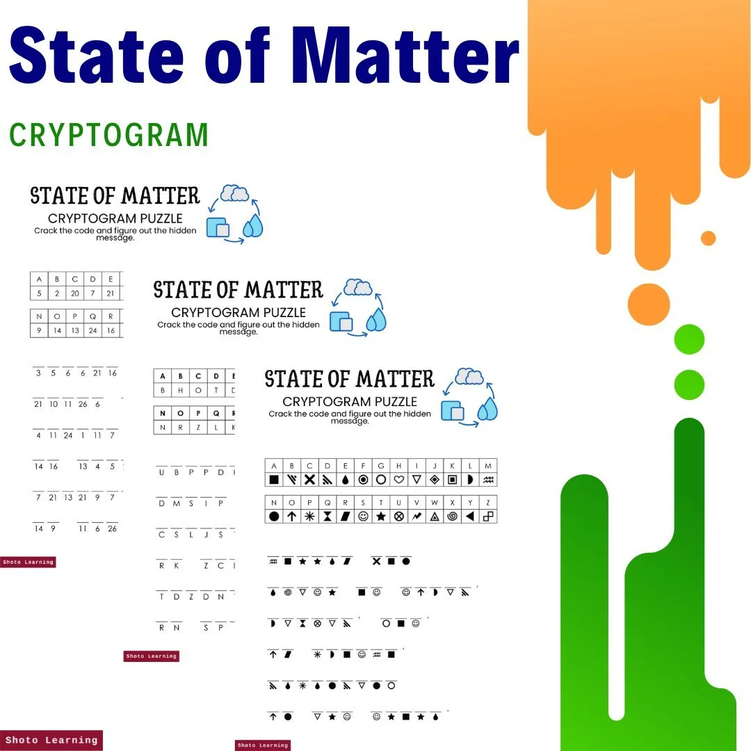 States of Matter Worksheet: Fill in the Blank Science Fun