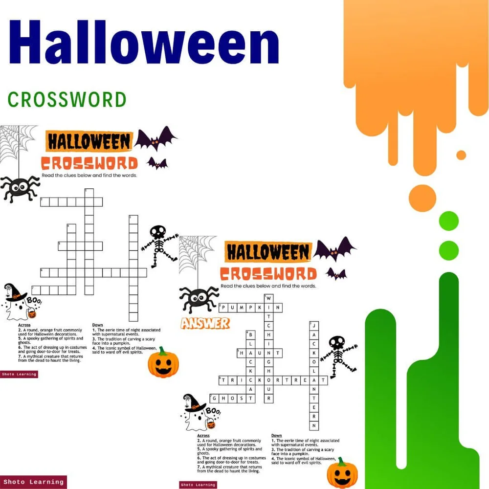 Spooky Halloween Activities Bundle for Kids | Shoto Learning