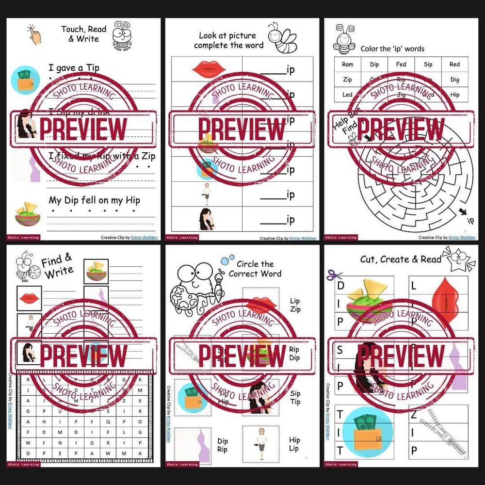 AM Word Family CVC Blend Worksheet | Engage in Speaking, Reading ...