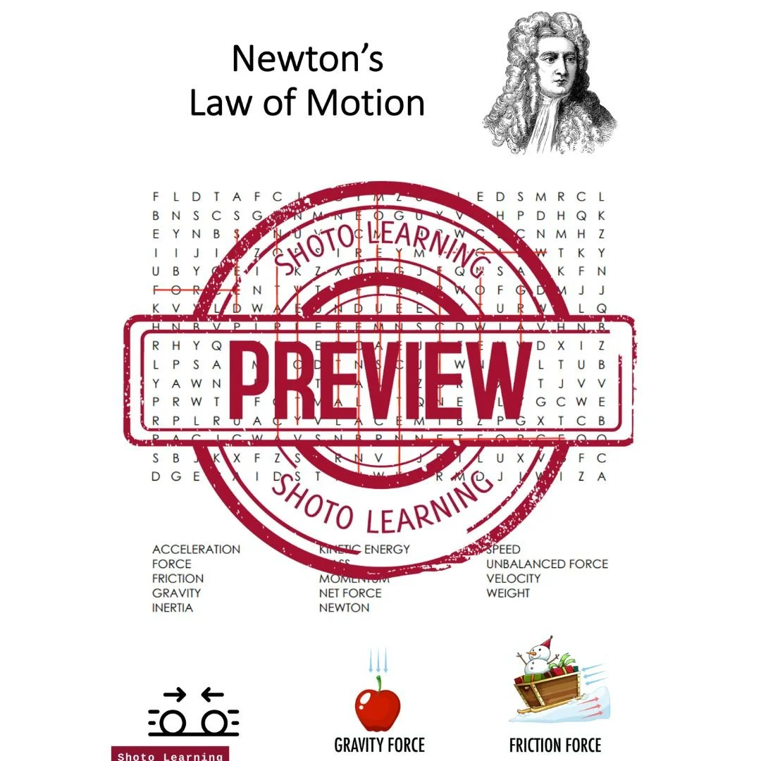 Free Newton's Laws of Motion Poster Set - Educational & Fun
