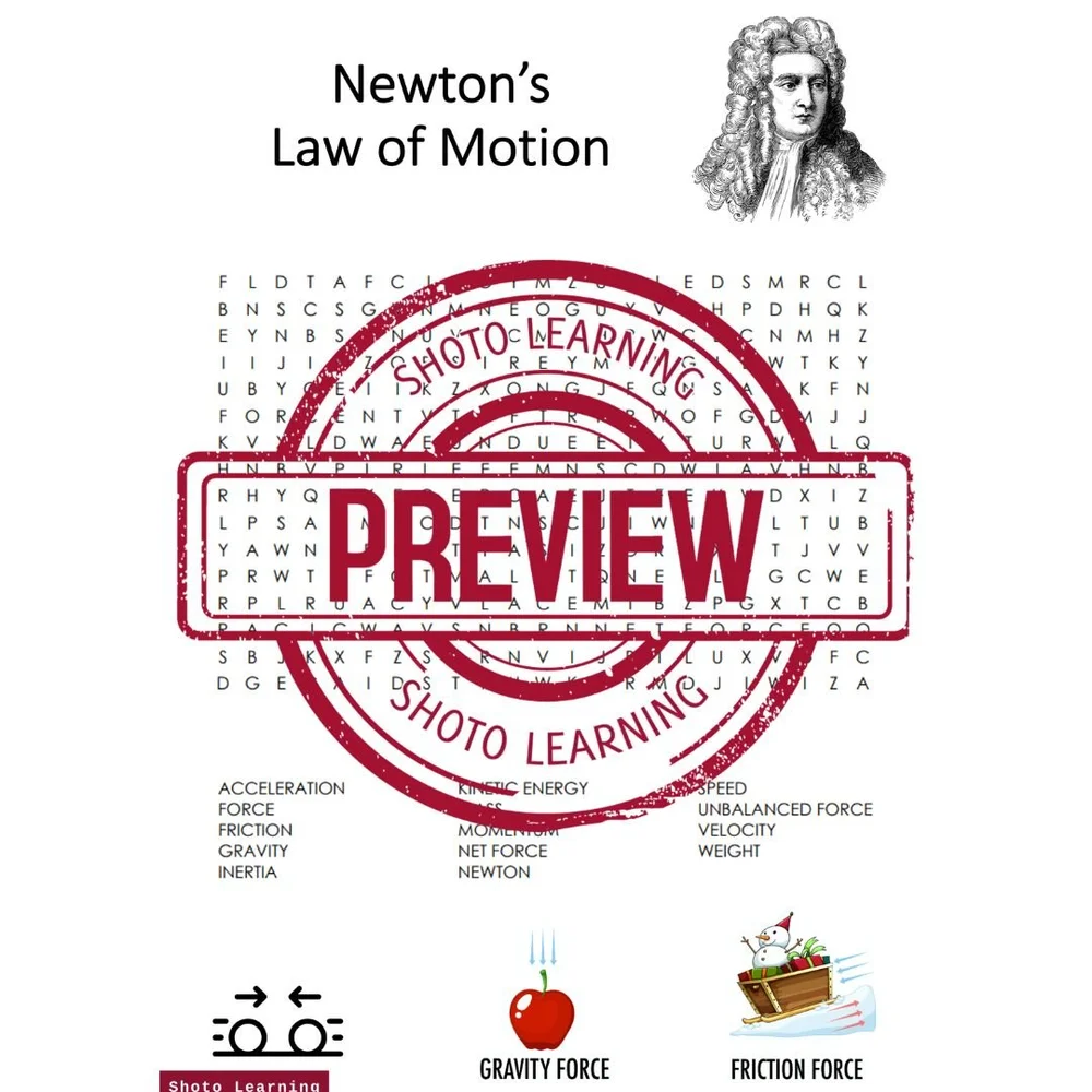Free Newton's Laws of Motion Poster Set - Educational & Fun