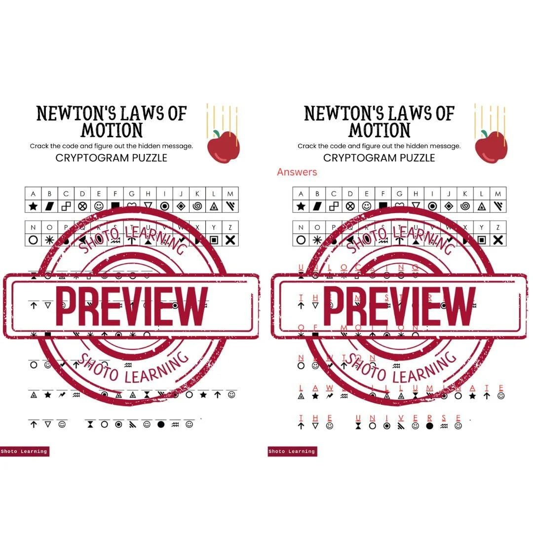 Free Newton's Laws of Motion Poster Set - Educational & Fun