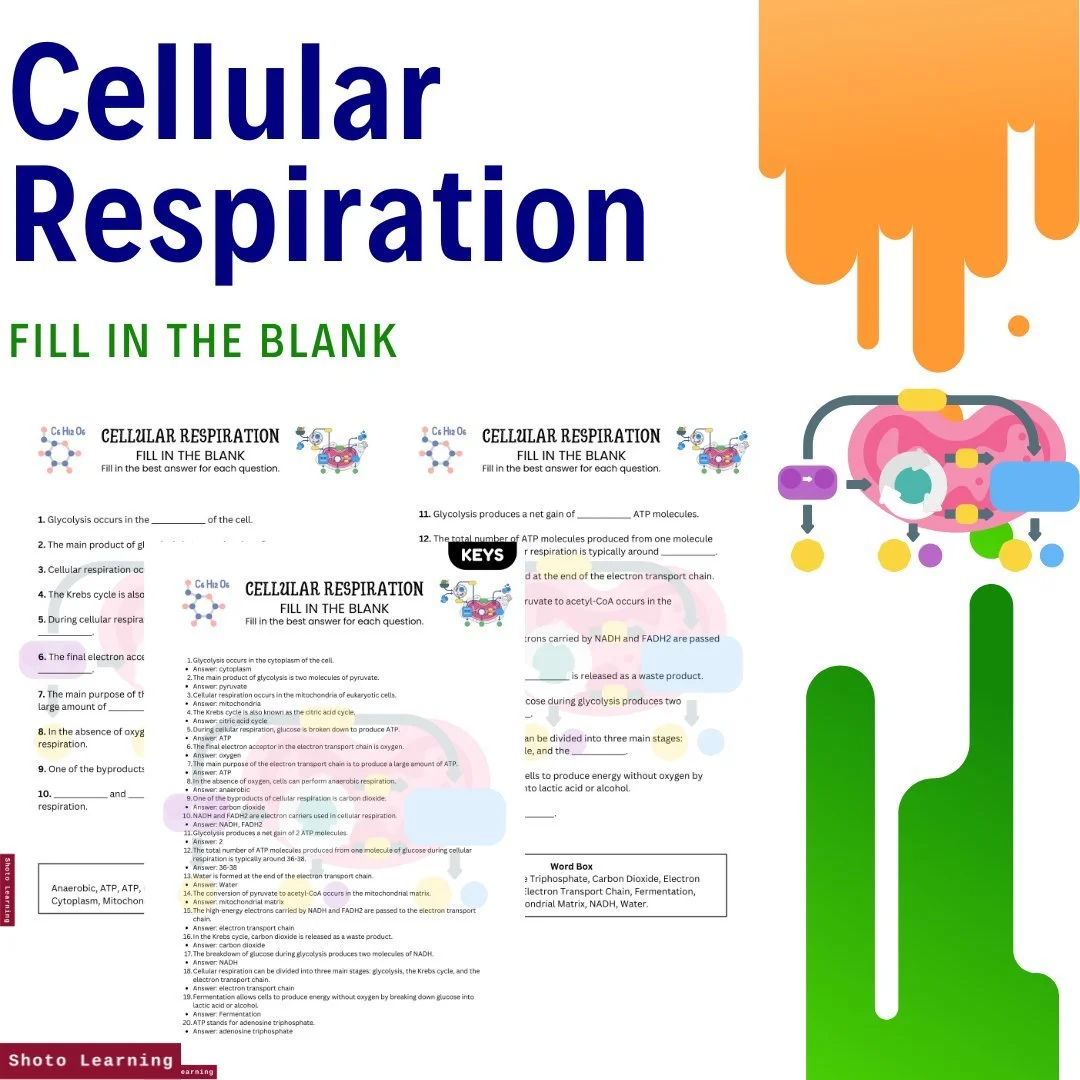 Cellular Respiration PowerPoint with Speech & PDF | Learn Biology