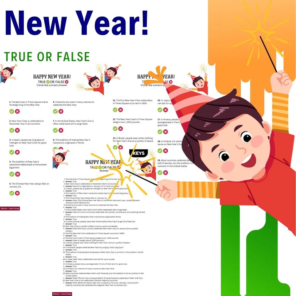 Fun New Year Missing Letter Worksheets – Perfect for Kids!