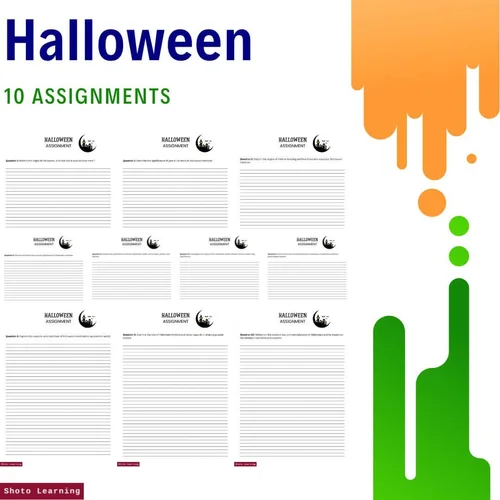 Spooky Halloween Activities Bundle for Kids | Shoto Learning