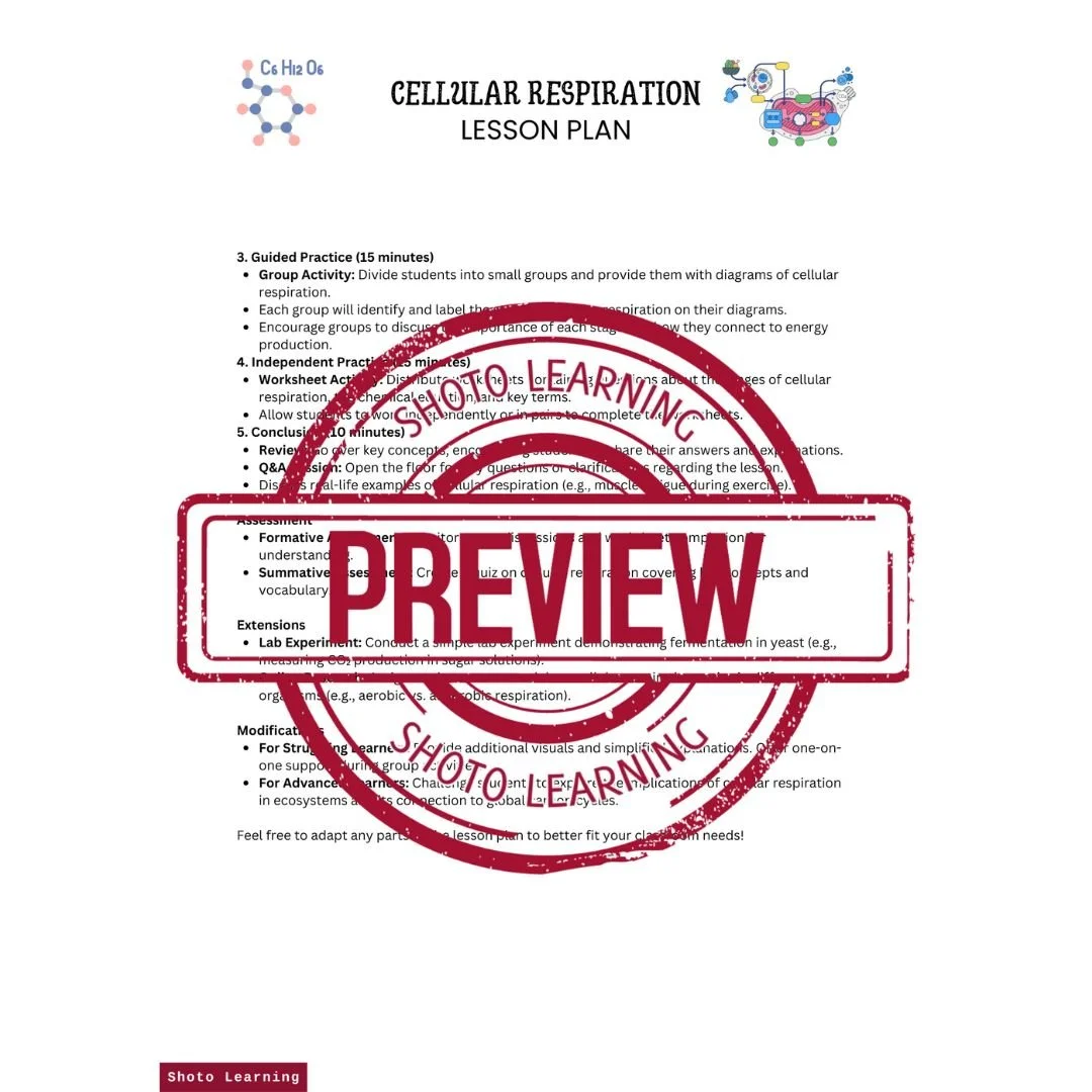 Engage Students with Our Cellular Respiration Word Search Puzzle