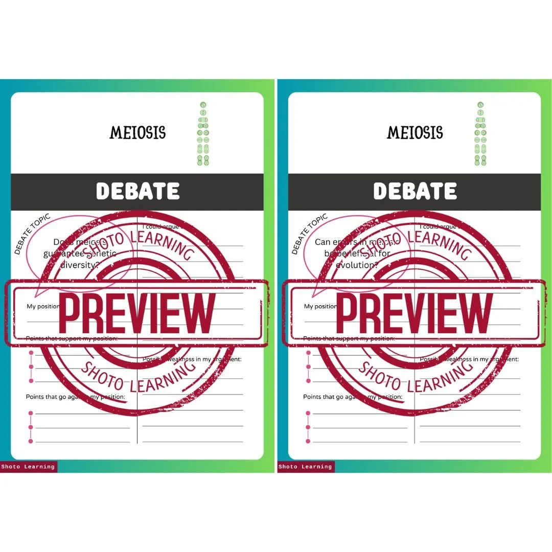 Meiosis Short Questions & Answers Worksheet | 20 Questions PDF