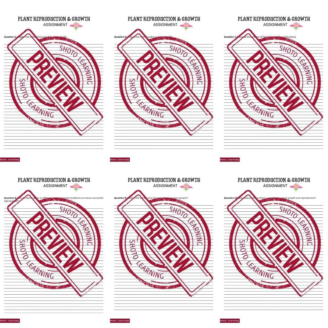 Plant Reproduction & Growth Lesson Plan for High School