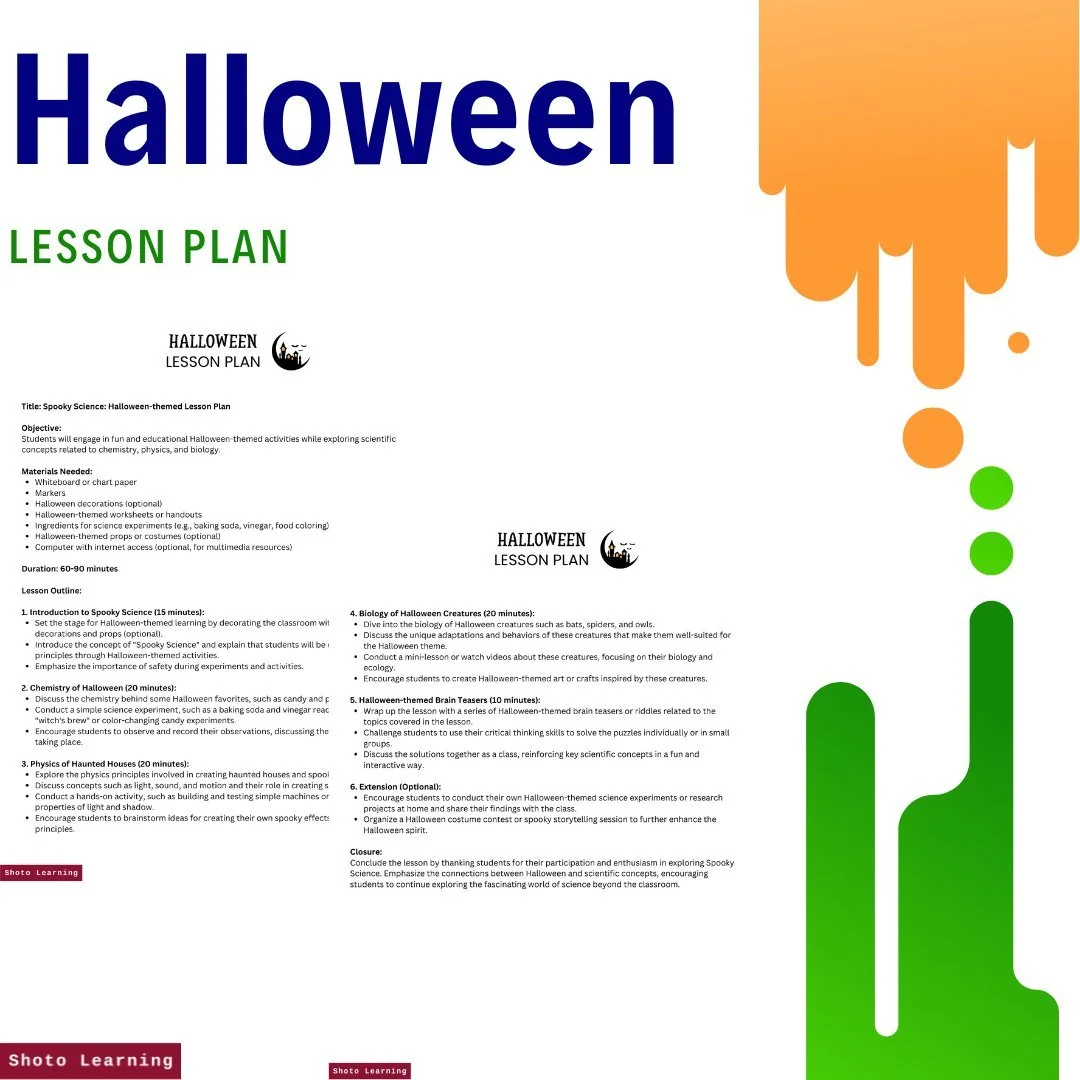 Spooky Halloween Activities Bundle for Kids | Shoto Learning