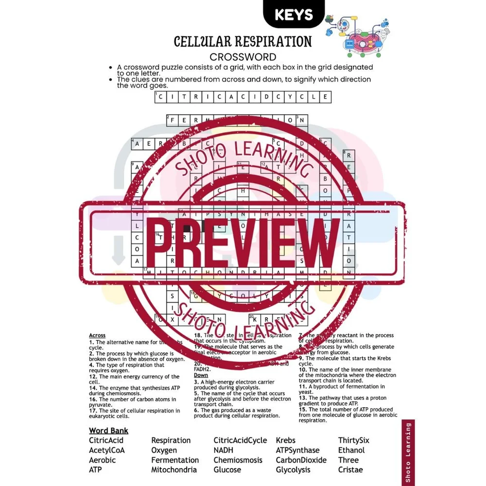Cellular Respiration Writing Prompts & Answers – 10 Questions