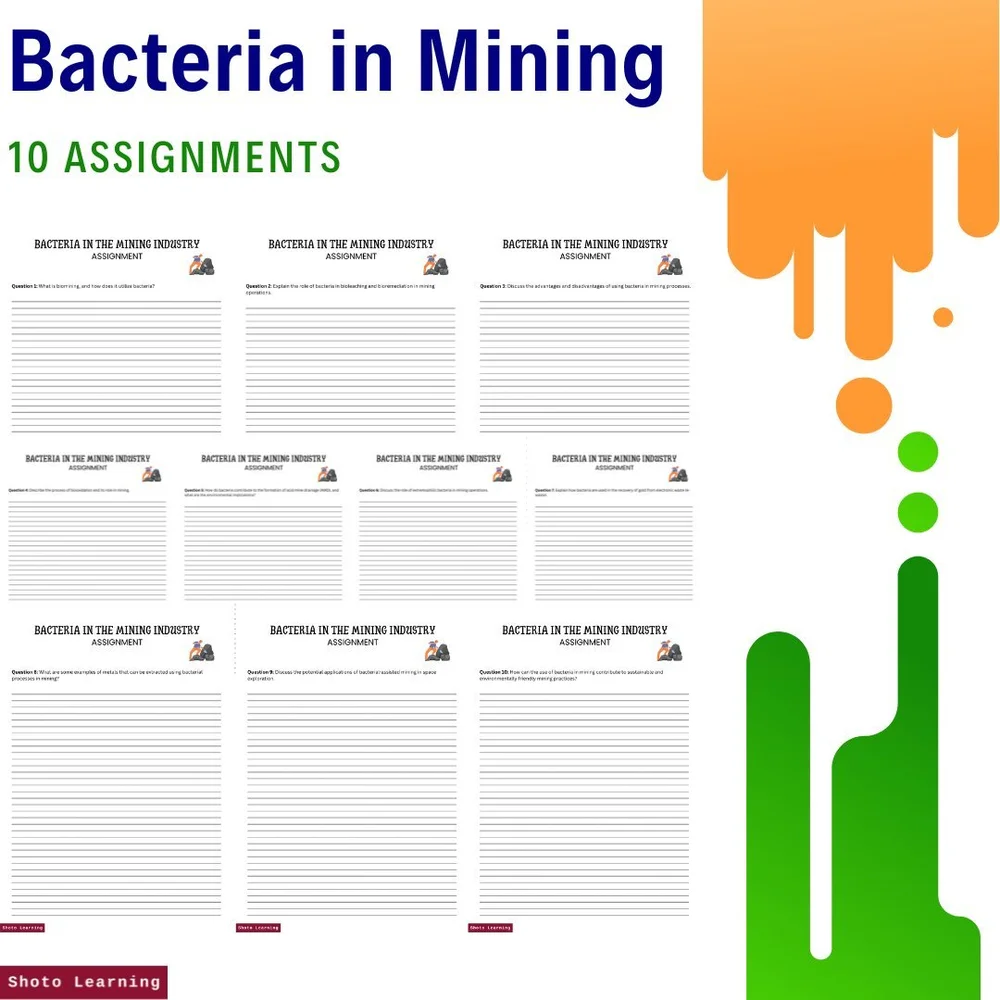 Bacteria in Mining: PowerPoint & Speech on Microbial Innovation