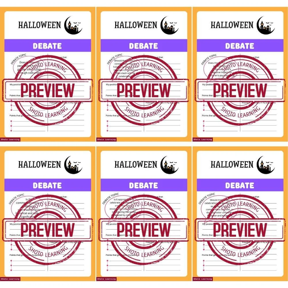 Spooky Halloween Activities Bundle for Kids | Shoto Learning