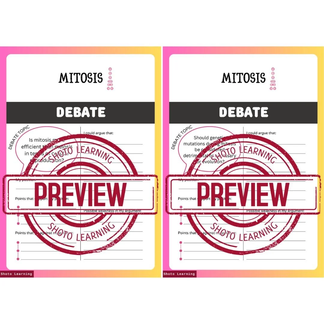 Unveiling Mitosis Poster - Educational Cell Division Chart