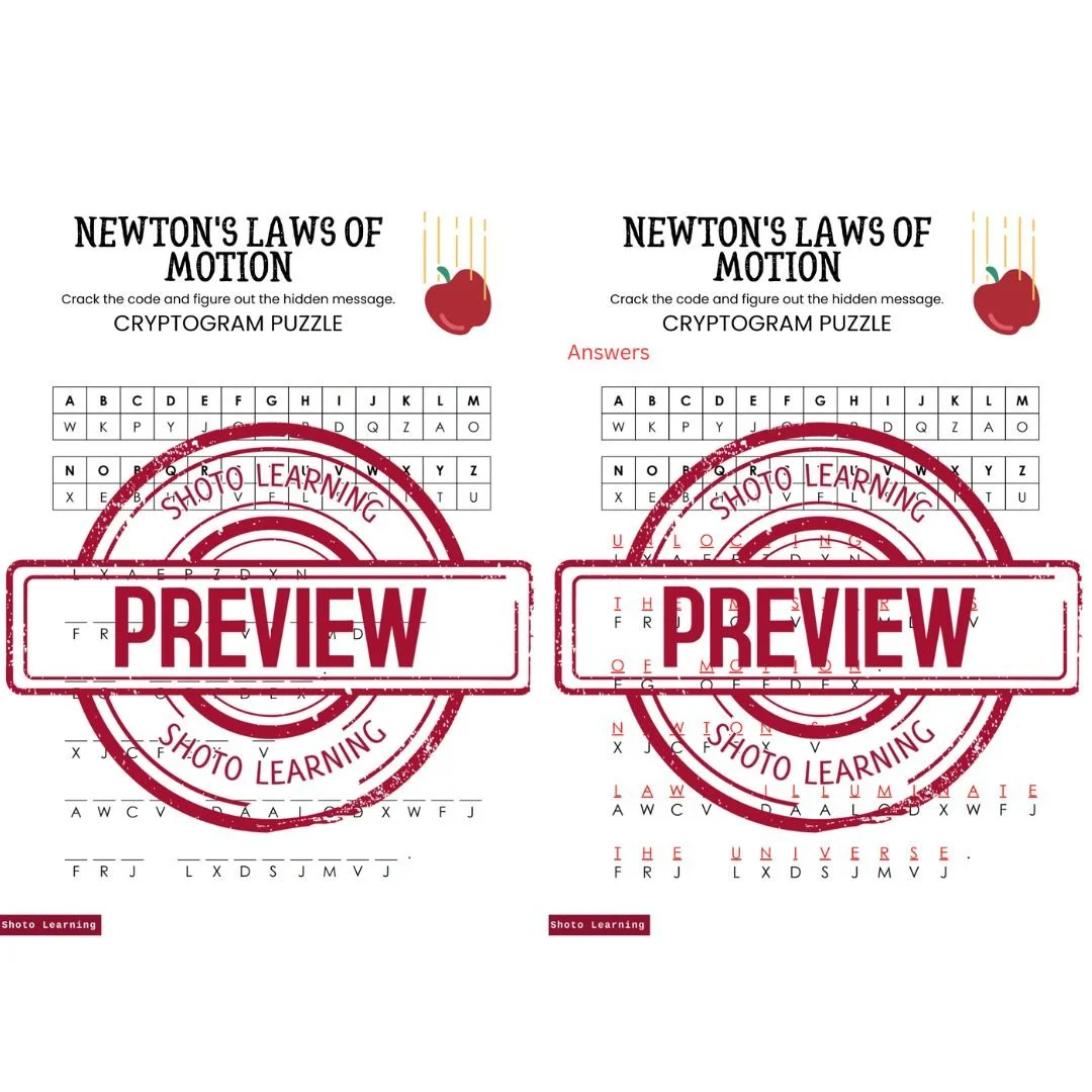 Free Newton's Laws of Motion Poster Set - Educational & Fun