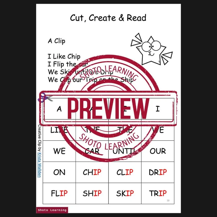 ET Word Family CVC Blend Worksheets for Engaging Reading, Writing ...