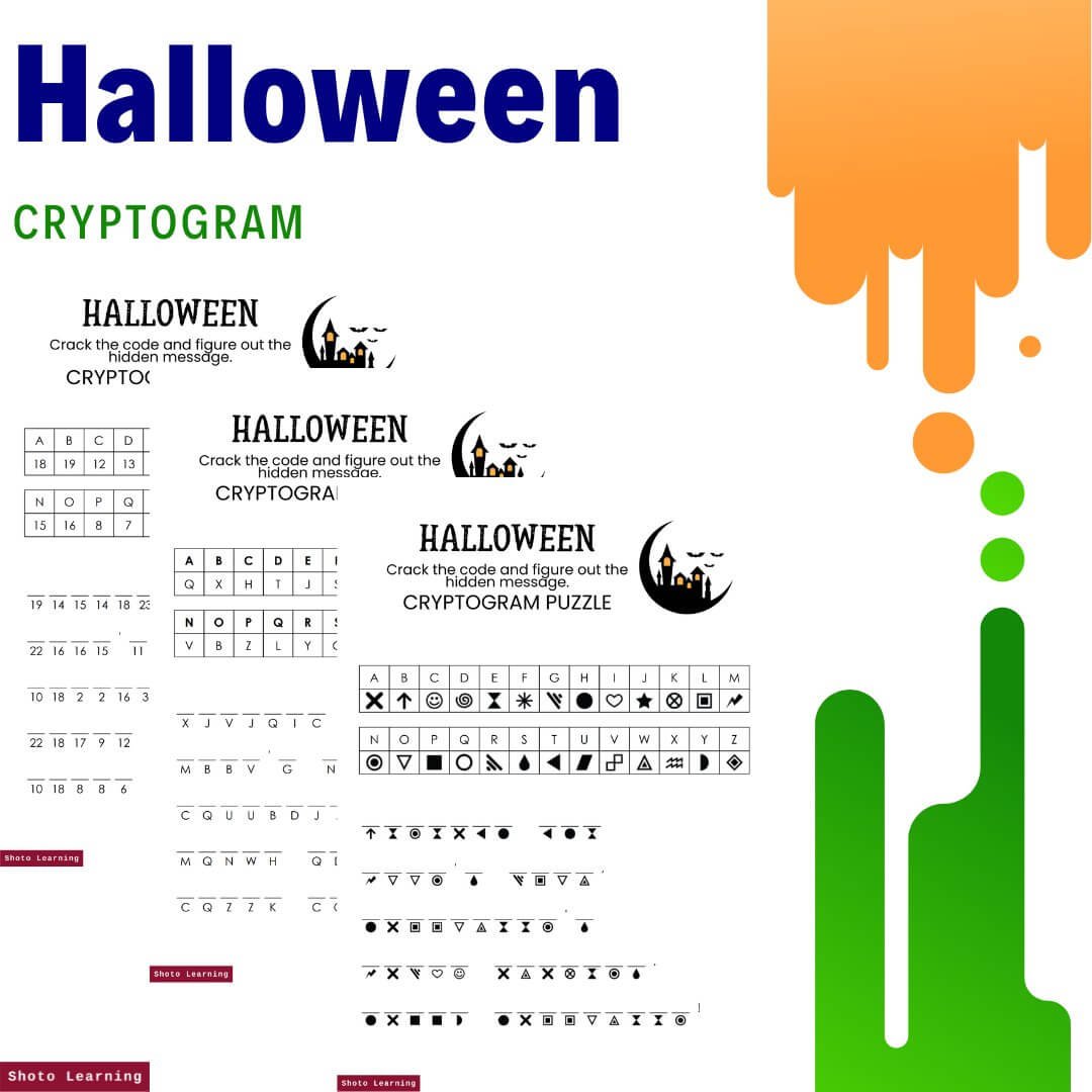 Spooky Halloween Activities Bundle for Kids | Shoto Learning