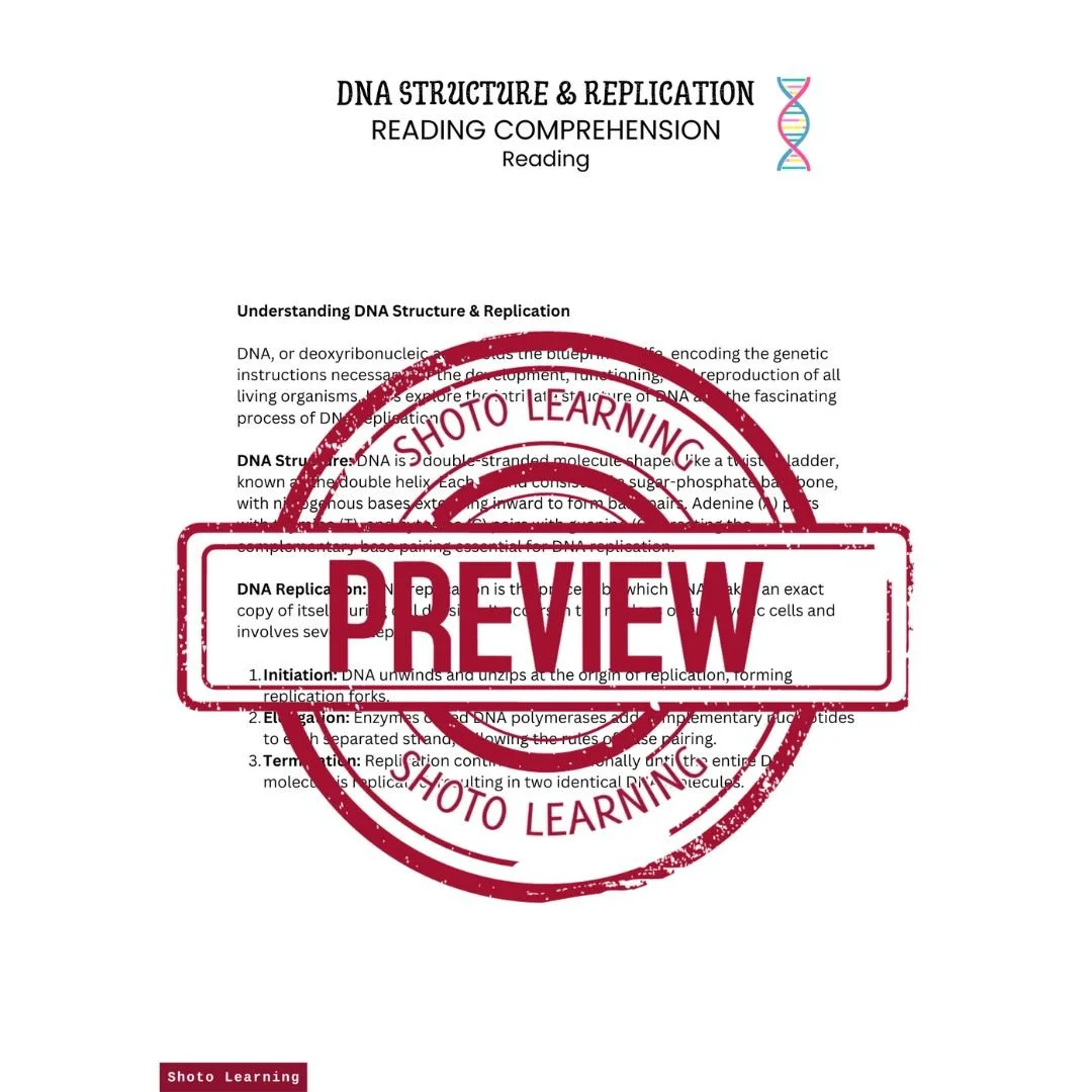 DNA Structure Worksheet: Engaging Exercises with Answers